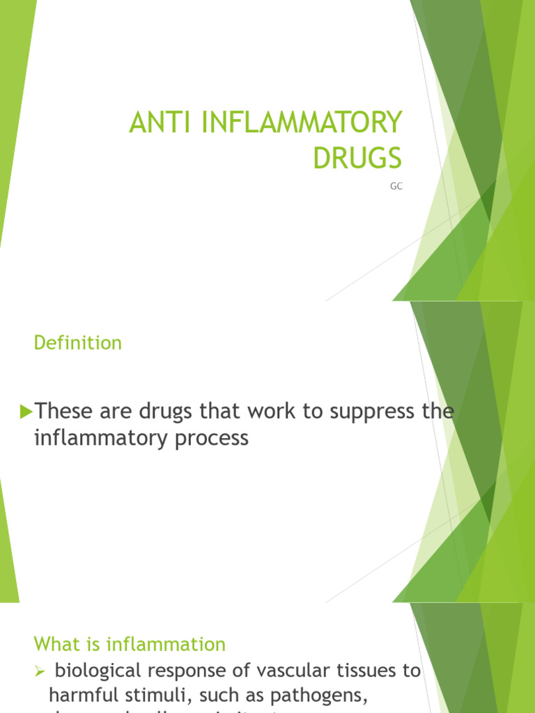 Anti Inflammatory Drugs 23 | PDF | Nonsteroidal Anti Inflammatory Drug ...