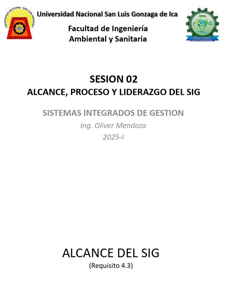 02 SEMANA - Alcance. Mapa de procesos | PDF | Sistema de información ...
