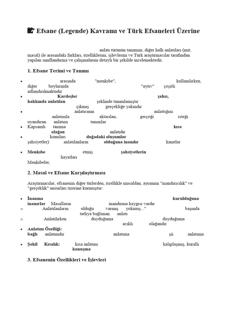 Efsane | PDF