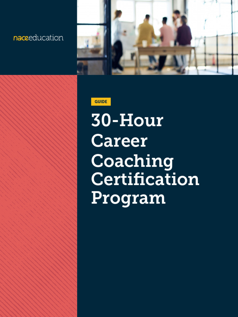 30-Hour Career Coaching Certification | PDF | Empowerment | Certification