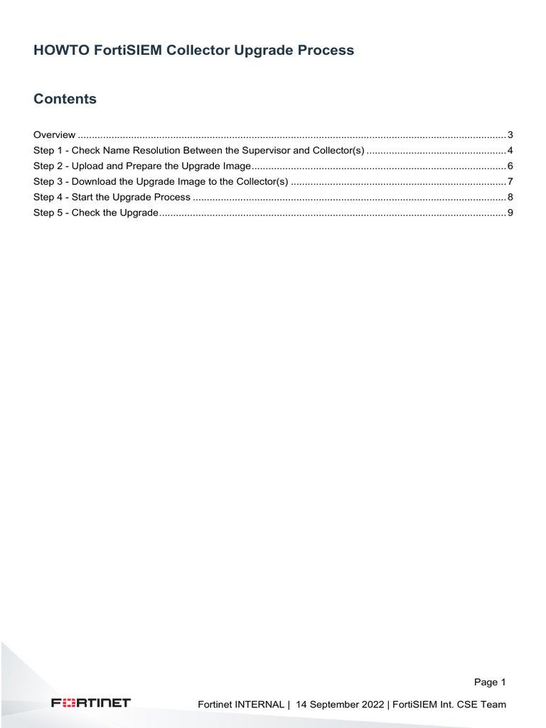 FortiSIEM Collector Upgrade Guide | PDF | Command Line Interface ...