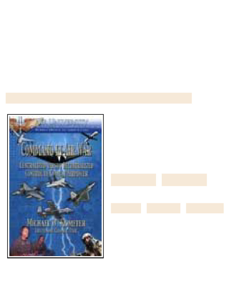 Command in Air War Centralized Versus Decentralized Control of Combat ...