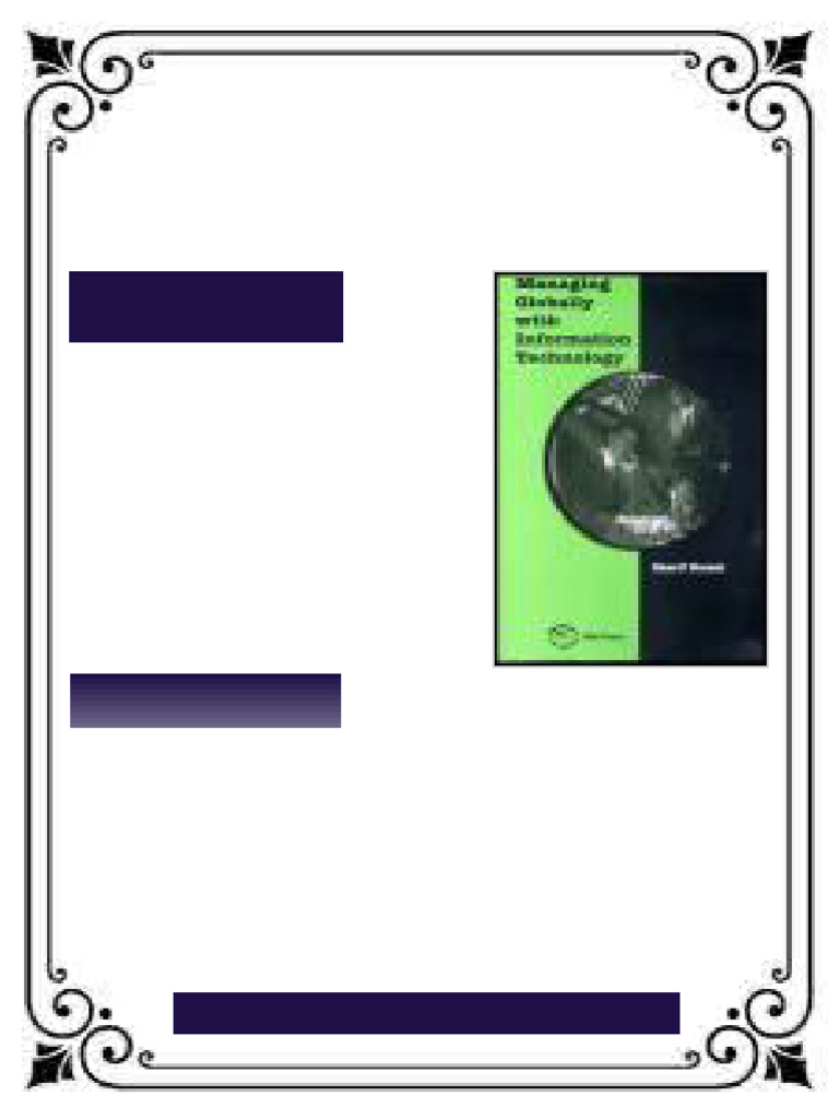 Managing Globally with Information Technology 1st edition by Sherif Kamel ISBN 1931777586 ...