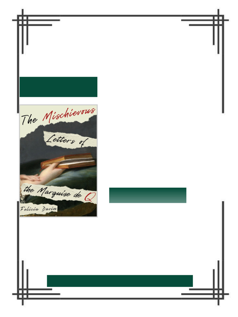 The Mischievous Letters of the Marquise de Q 1st Edition Felicia Davin eBook official pdf ...