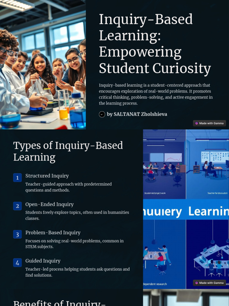 Inquiry Based Learning Empowering Student Curiosity | PDF | Inquiry ...