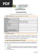 Post Level 1 Teacher Job Description | PDF