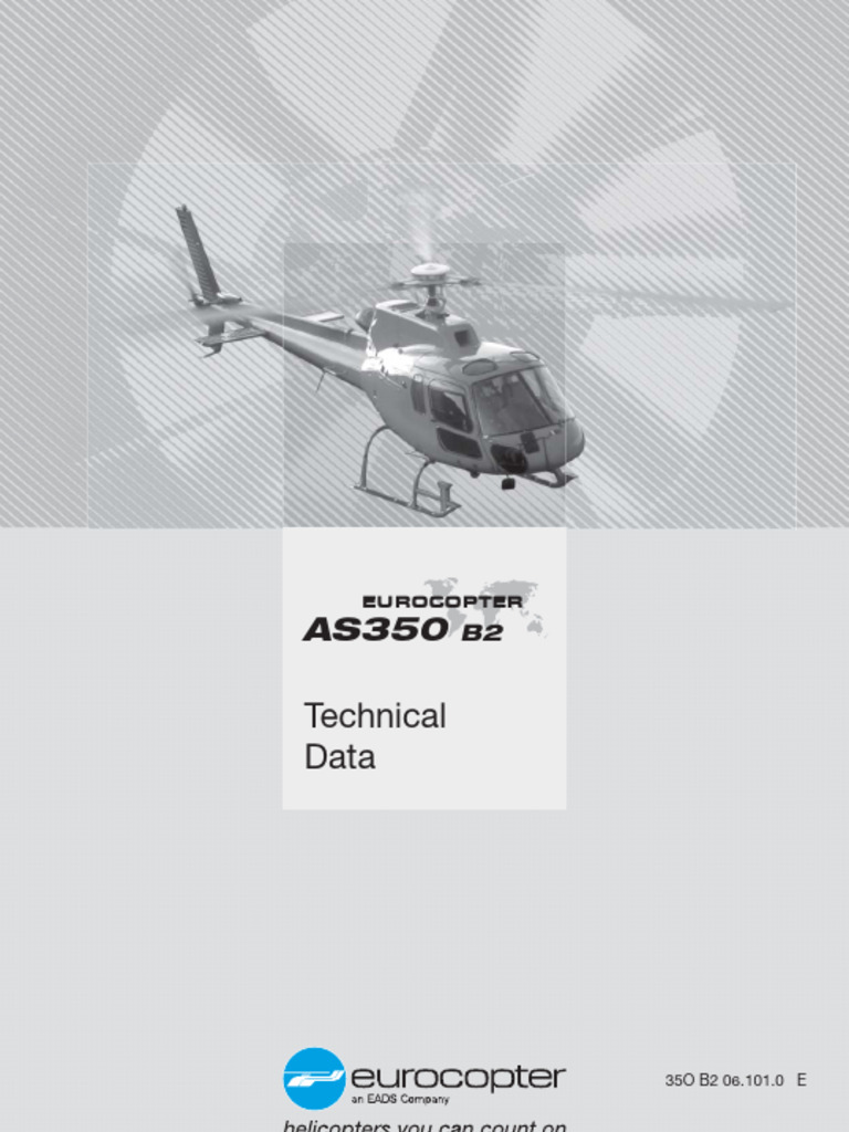 AS350 B2 Helicopter Technical Data | PDF | Aviation