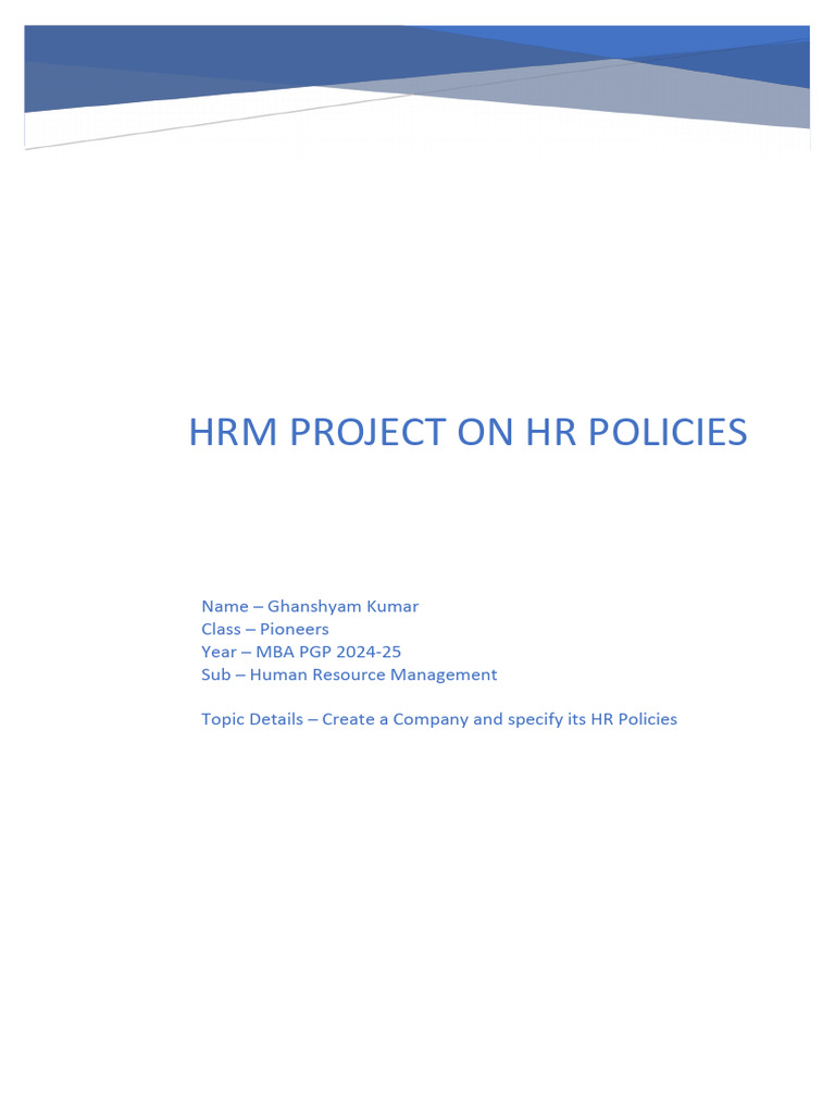 Finance Corps | PDF | Compensation And Benefits | Human Resource Management
