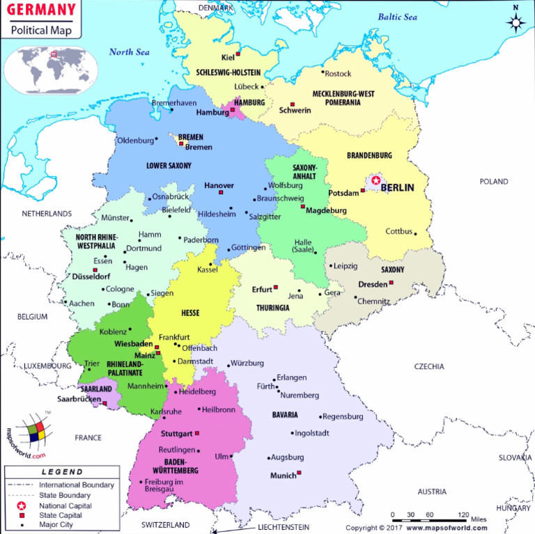 Germany Political Map | PDF