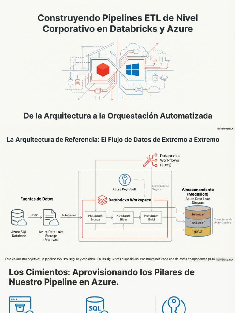 ETL Corporativo Databricks y Azure | PDF