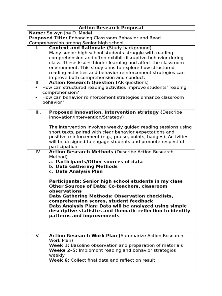 Improving High School Reading & Behavior | PDF | Reading Comprehension ...