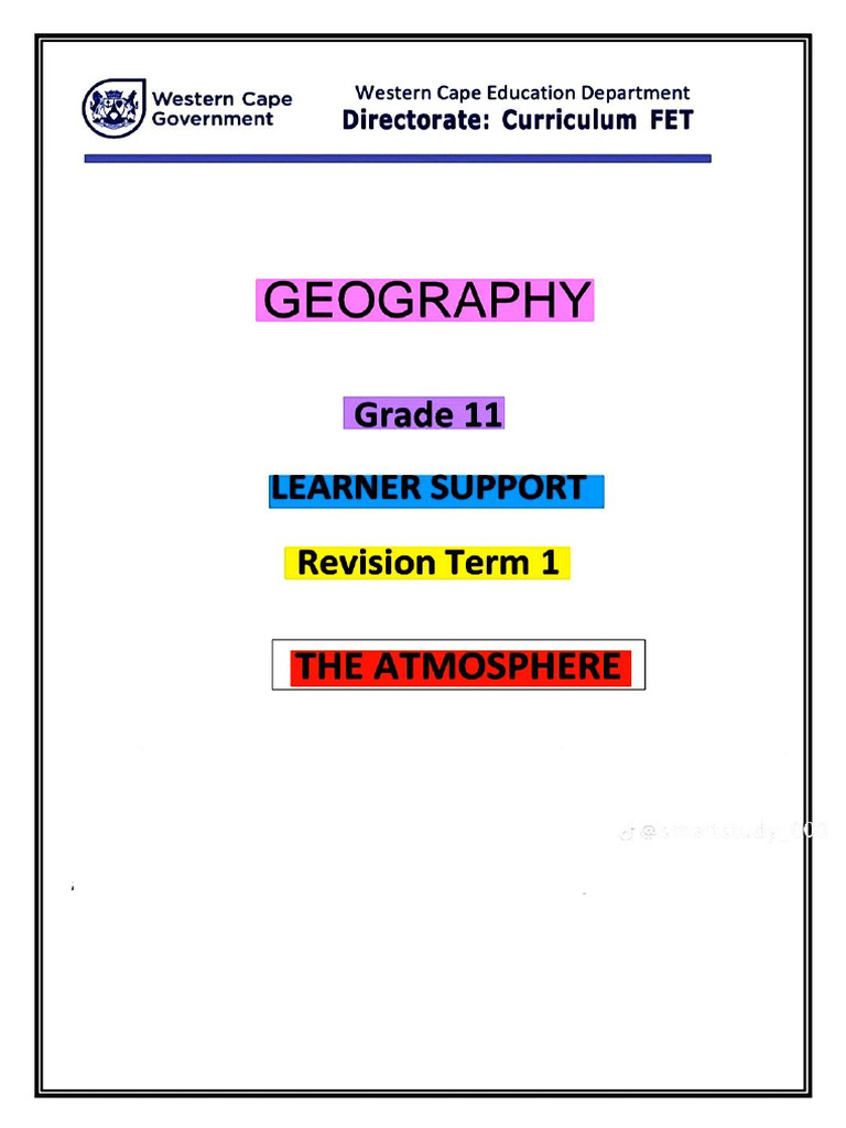 Geography Term 1 Notes | PDF