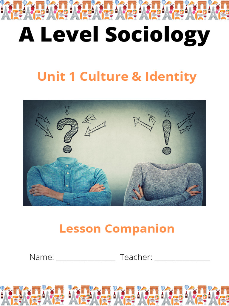 Culture, Socialisation and Identity Summary | PDF | Socialization ...