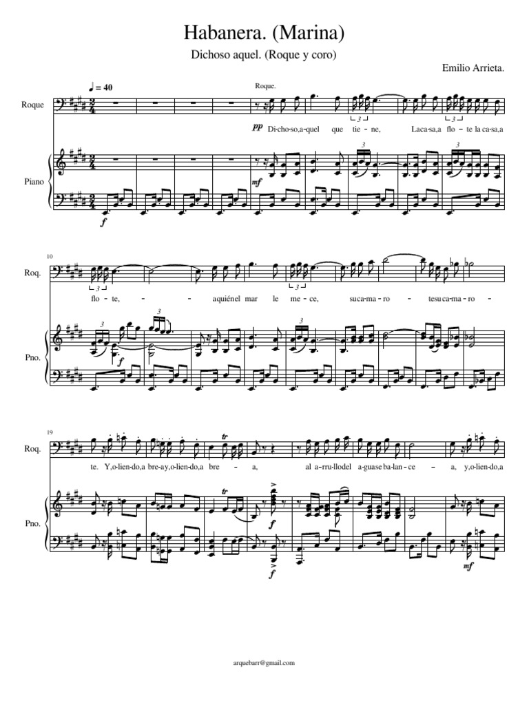Habanera._(Marina) | PDF | Carmen