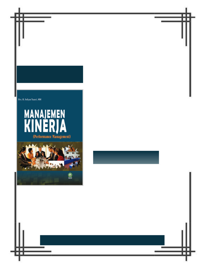 Manajemen Kinerja Performance Management Drs H Sofyan Tsauri M M ebook online download | PDF
