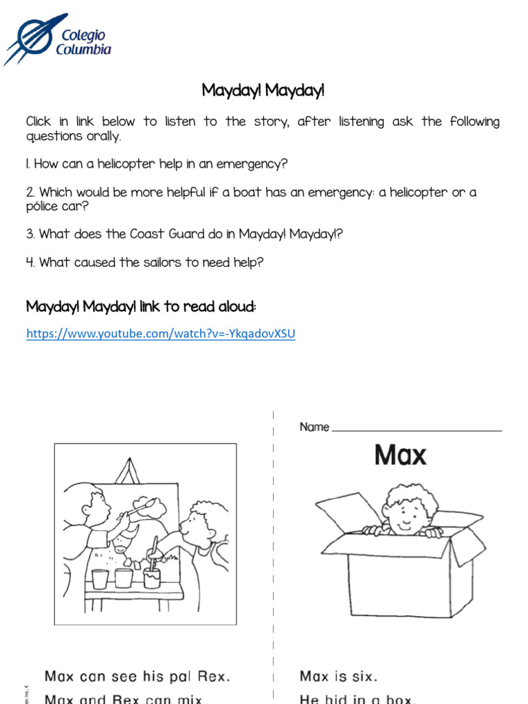Reading Activities - Mayday! Mayday! | PDF