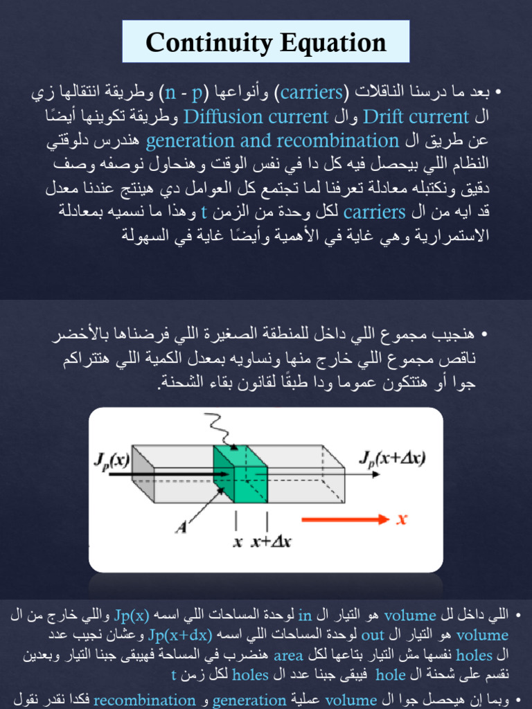Continuity Equation | PDF