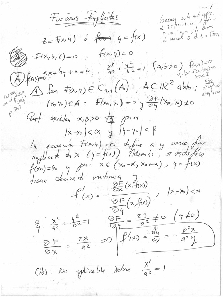 funciones implicitas | PDF