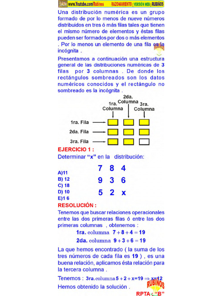 Distribucion Numerica Disnum-111 | PDF