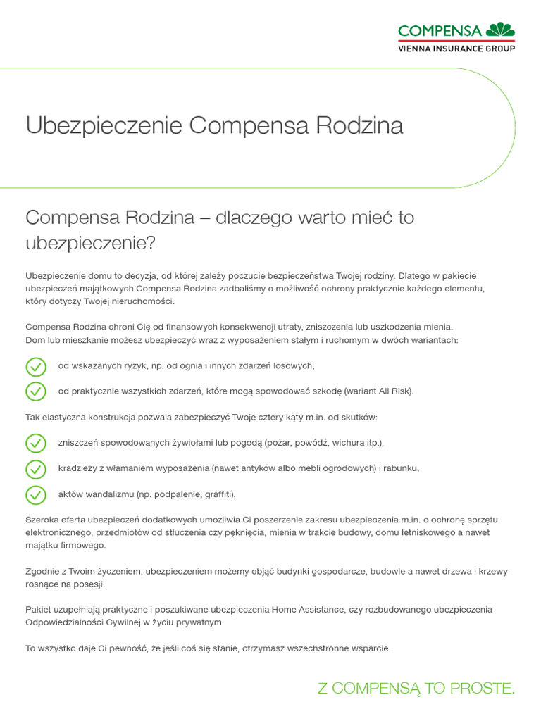 OWU Compensa Rodzina 2025 | PDF
