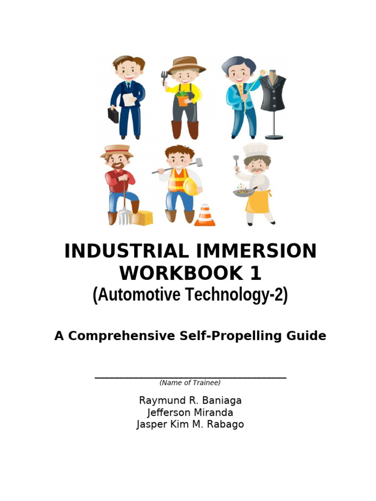 Automotive Technology OJT Workbook | PDF | Auto Mechanic | Business
