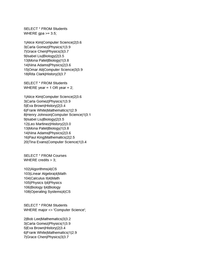 Database Lab 3 | PDF | Science | Inquiry
