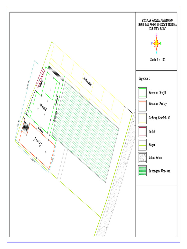 Master Plan Sekolah SD Cendekia | PDF