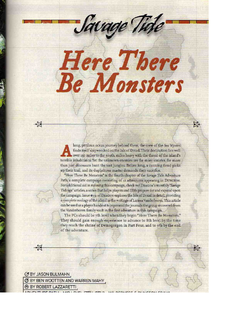04 - Here There Be Monsters | PDF