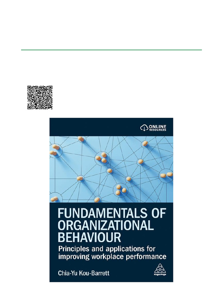 Fundamentals of Organizational Behaviour Principles and Applications ...