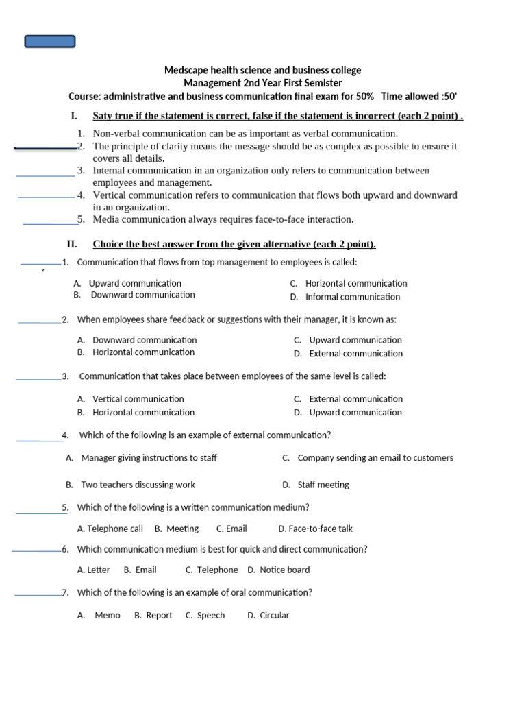 ABC Final | PDF | Communication | Human Communication