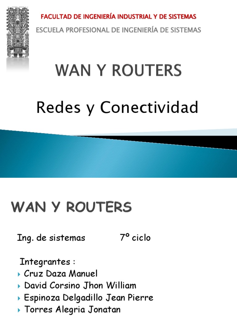 UNFV - Capitulo 10 - Redes WAN y Routers | PDF | Red de área amplia ...