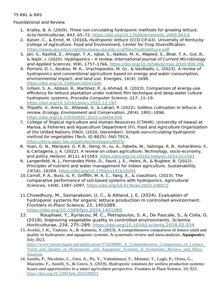 75 RRL-APA 7th Edition | PDF | Hydroponics | Agriculture