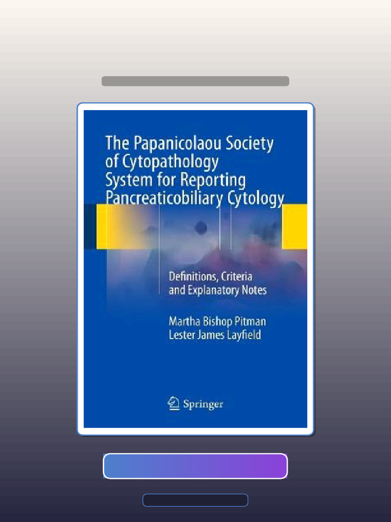 Test Bank for the Papanicolaou Society of Cytopathology System for ...