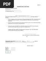 BIR Transfer Commitment Form Annex F | PDF