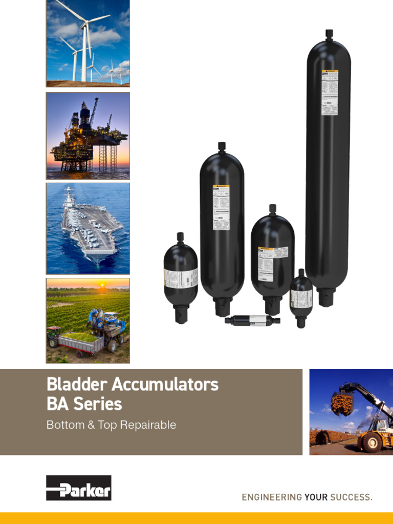 Bladder Accumulators BA Series Overview | PDF | Mechanical Engineering ...
