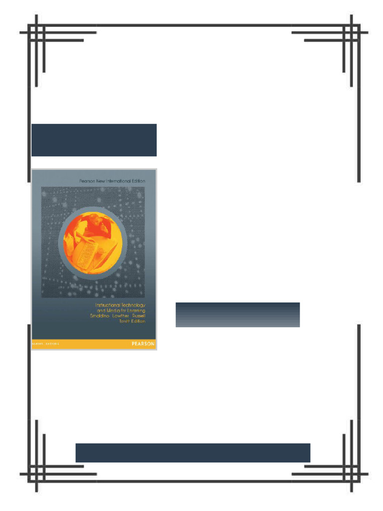 Instructional Technology and Media for Learning 10th Edition Sharon ...