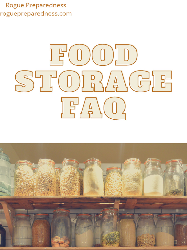 Food Storage FAQ | PDF | Food Storage | Foods