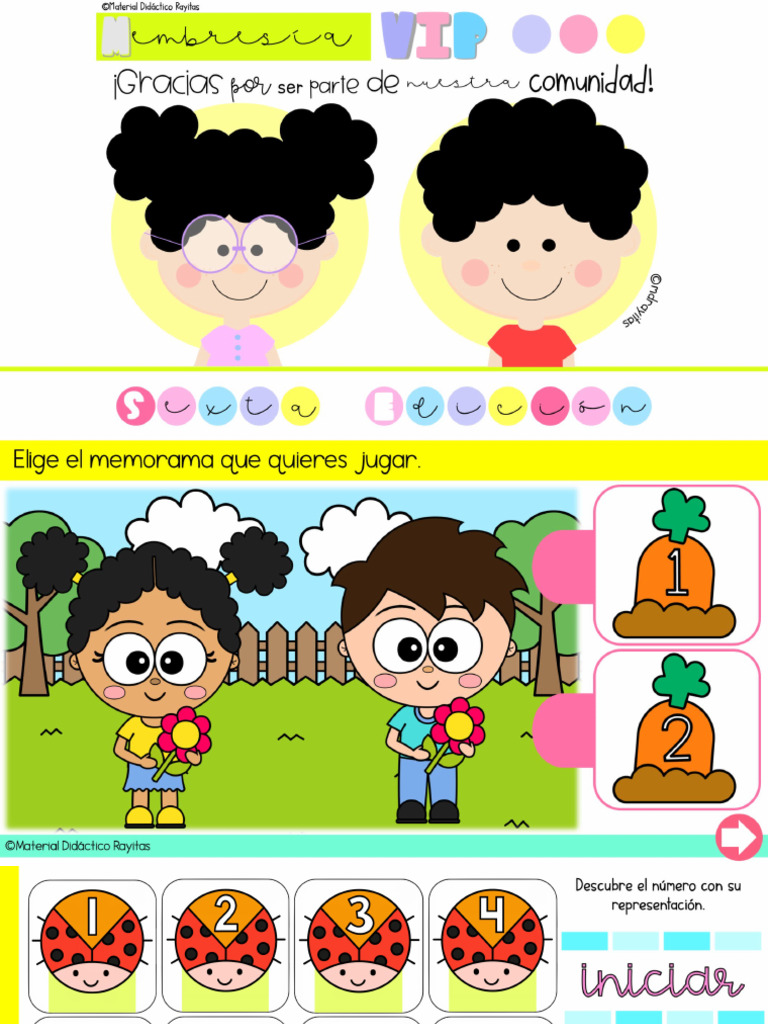 Memorama Interactivo Primavera 2 | PDF