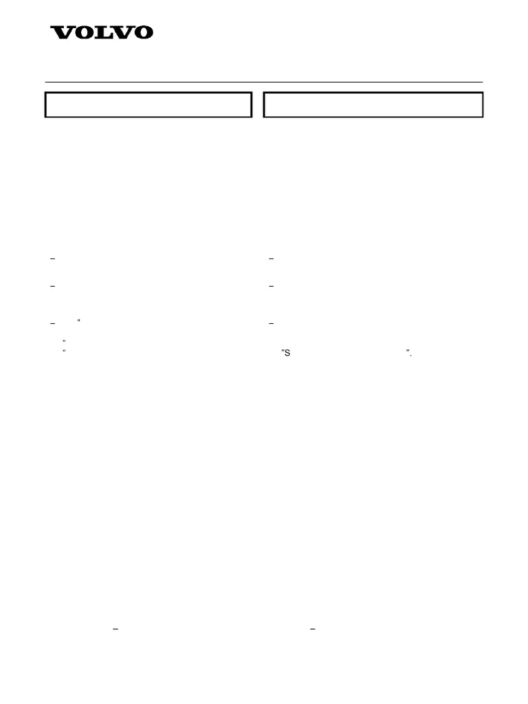 VOLVO STD 107-0003 | PDF
