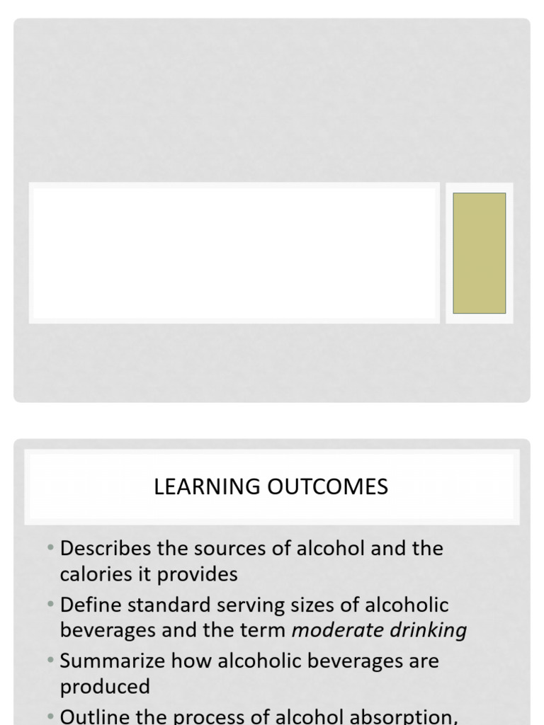 Chapter 8 Alcohol | PDF | Alcoholic Beverages | Alcoholism
