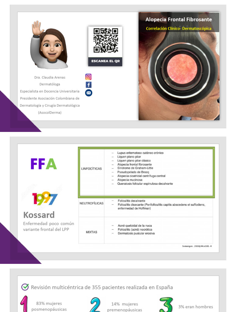 Alopecia Frontal Cicatrizal | PDF | Perdida de cabello | Condiciones ...