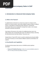Intercompany Sales Process in S4 Hana Guide | PDF | Invoice | Pricing