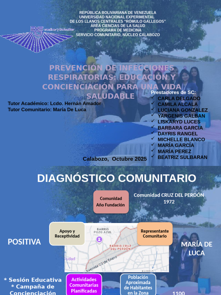 Presentación Externa Servicio Comunitario Dayris | PDF