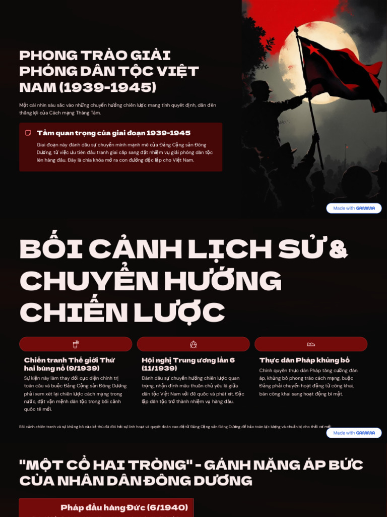 Phong Trao Giai Phong Dan Toc Viet Nam 1939 1945 | PDF