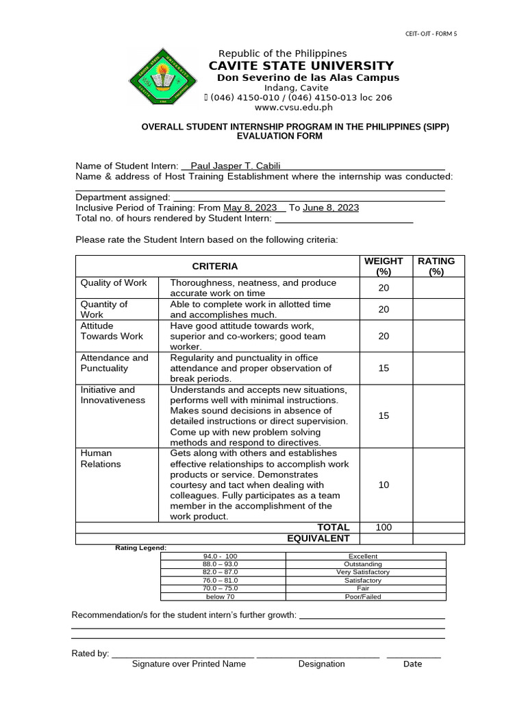 Form5 | PDF | Cognition