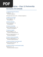 Class 12 Journal Entries Guide | PDF | Goodwill (Accounting) | Discounting