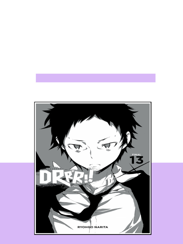 Durarara Vol 13 Ryohgo Narita And Suzuhito Yasuda Ryohgo Narita And ...