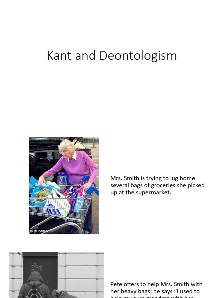 Kant and Deontologism V1 | PDF
