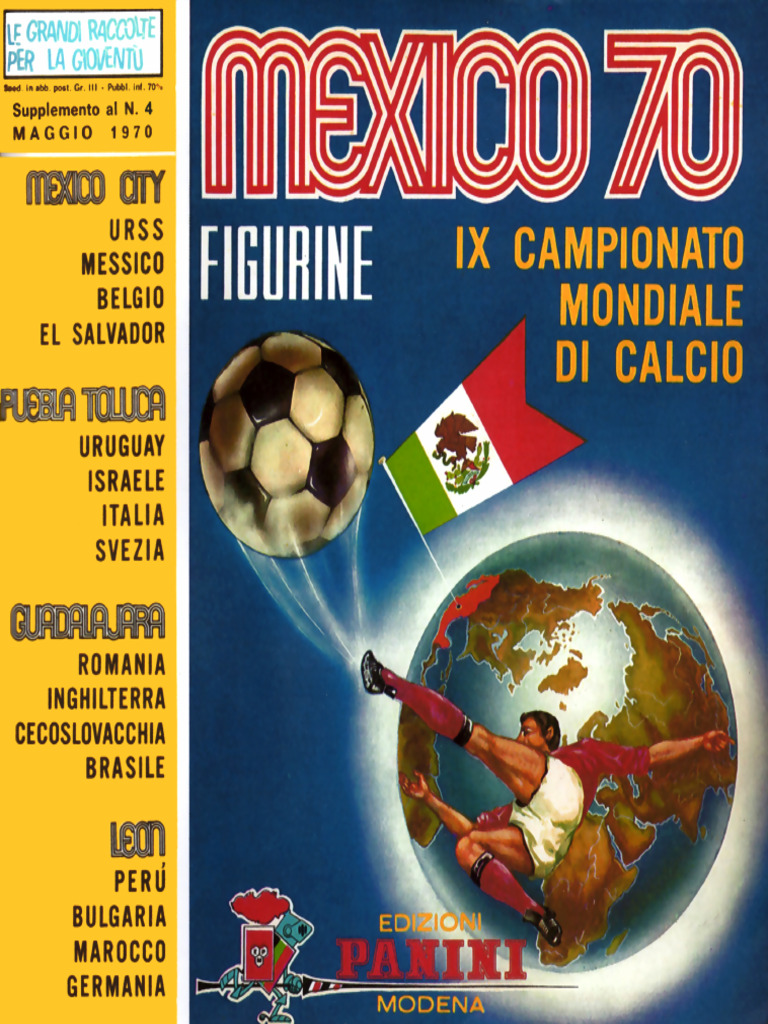 FIFA World Cup 1970 Mexico (Panini) v2 | PDF