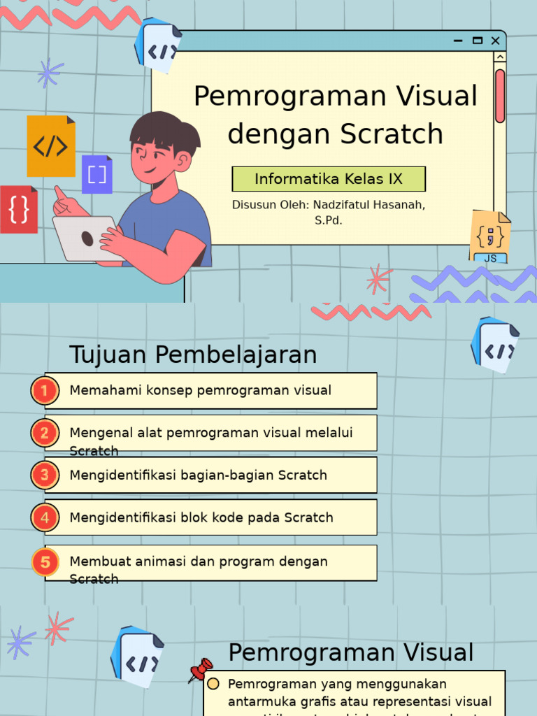 Pemrograman Visual dengan Scratch | PDF